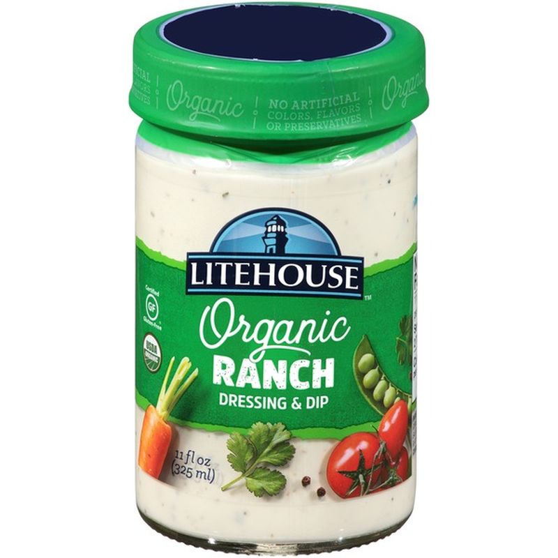 Litehouse Organic Ranch Dressing & Dip (11 fl oz) - Instacart