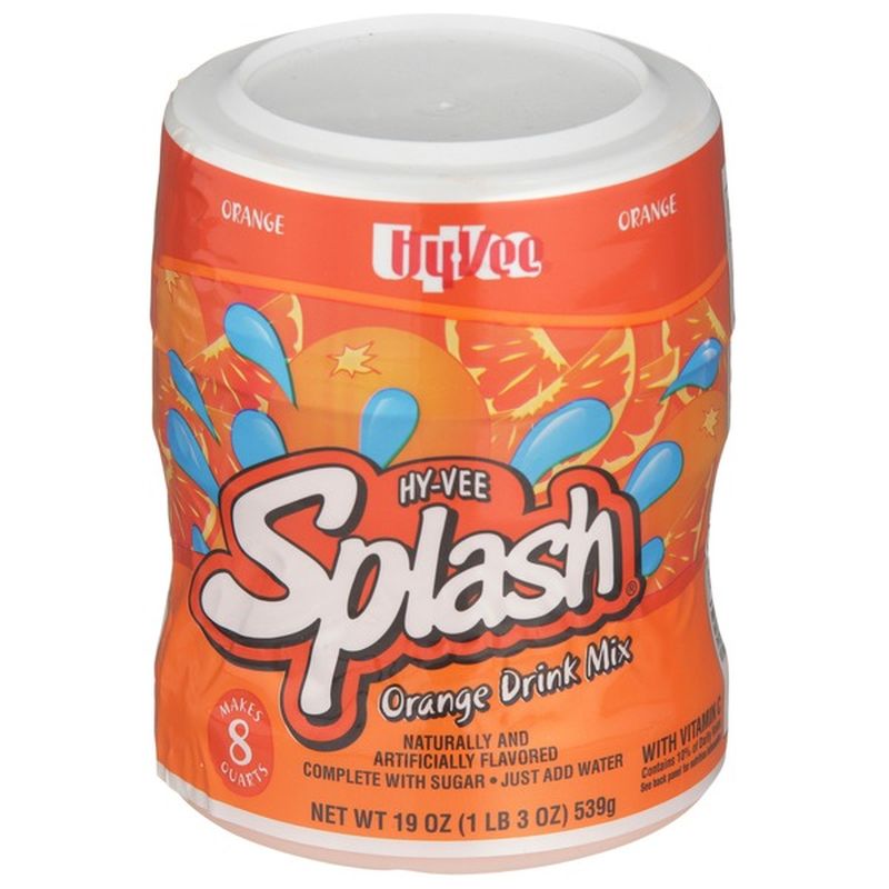 Hy-Vee Splash, Orange Drink Mix (19 oz) Delivery or Pickup Near Me ...
