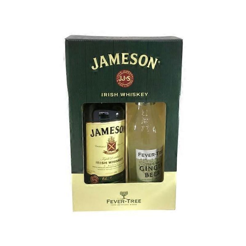 Jameson Irish Whiskey with Gosling's Ginger Beer Gift Set (750 ml ...