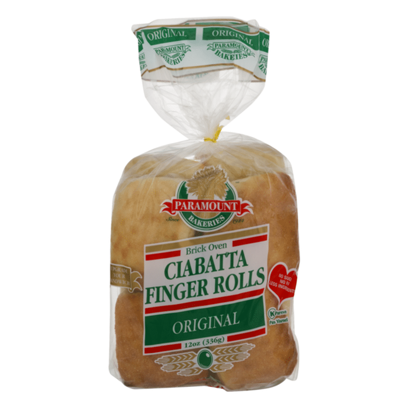 Paramount Bakeries Ciabatta Finger Rolls (12 oz) Delivery or Pickup ...