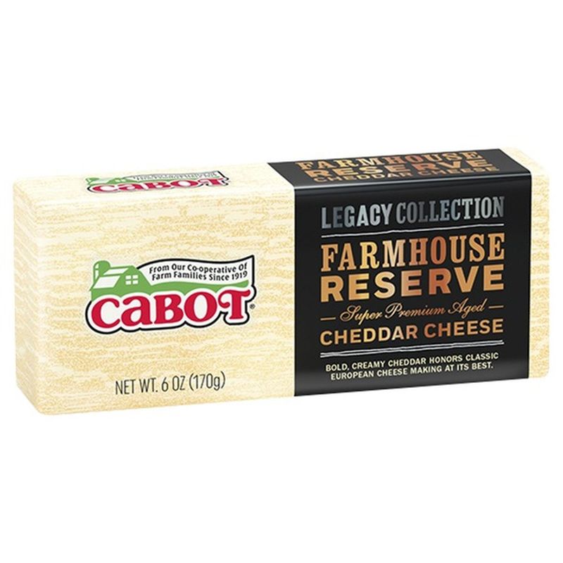 Cabot Farmhouse Reserve Aged Cheddar Cheese (6 oz) Delivery or Pickup ...