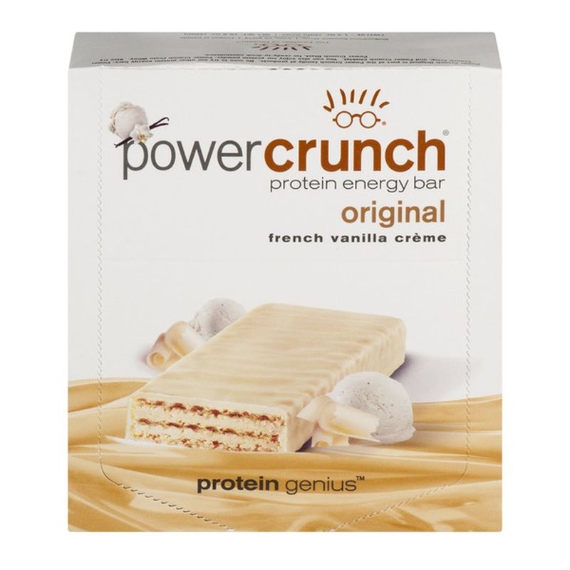 Power Crunch Protein Energy Bar, French Vanilla Creme (12 each) - Instacart