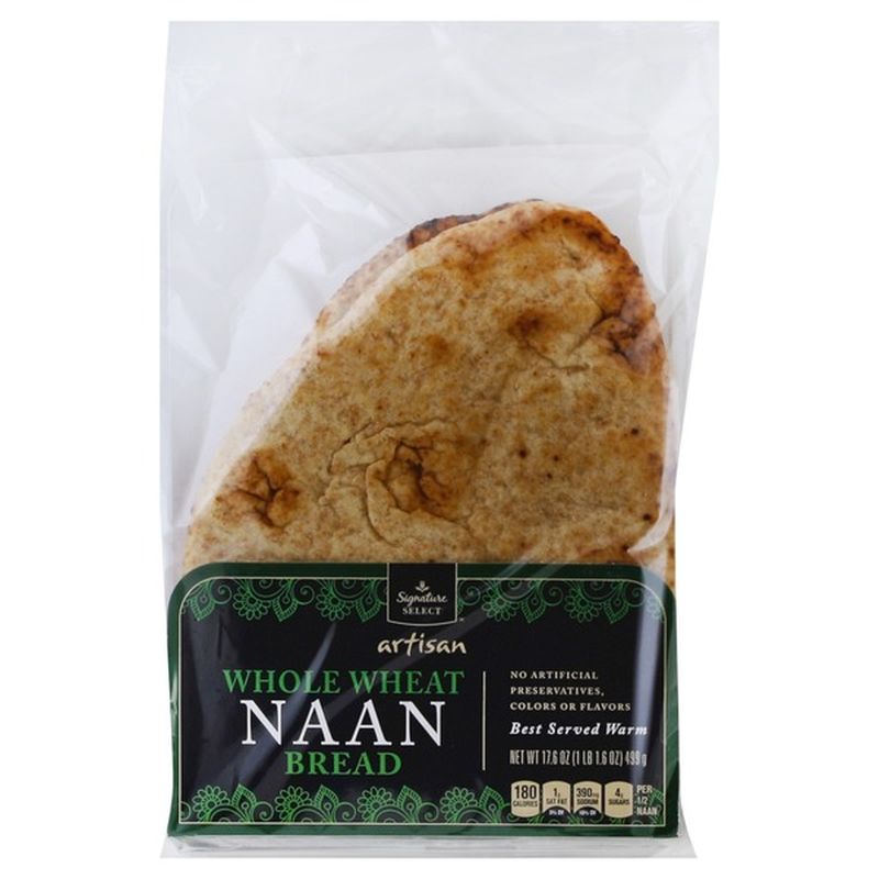 Signature Select Whole Wheat Naan Bread