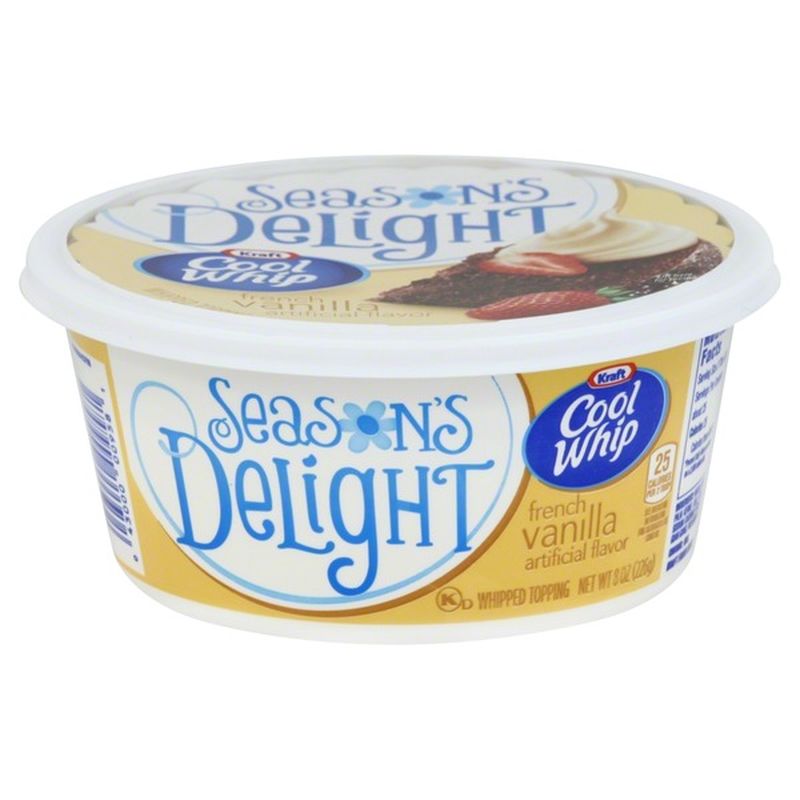 Cool Whip Season's Delight French Vanilla Whipped Topping (8 oz ...