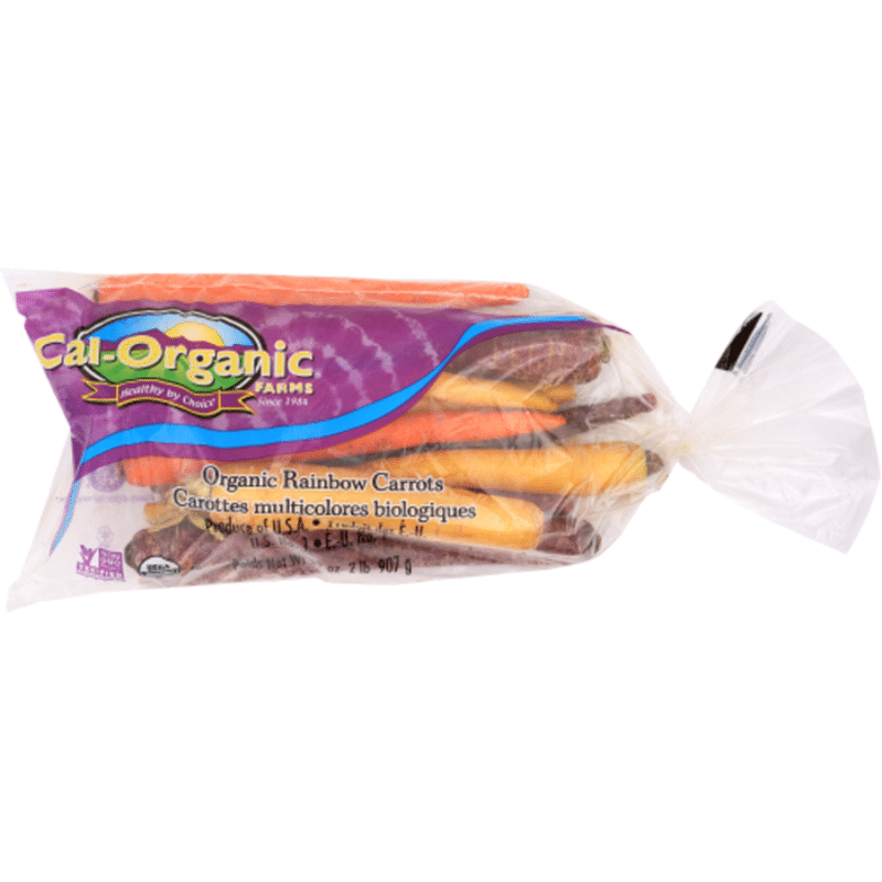 Cal Organic Farms Organic Rainbow Carrots (32 oz bag) - Instacart