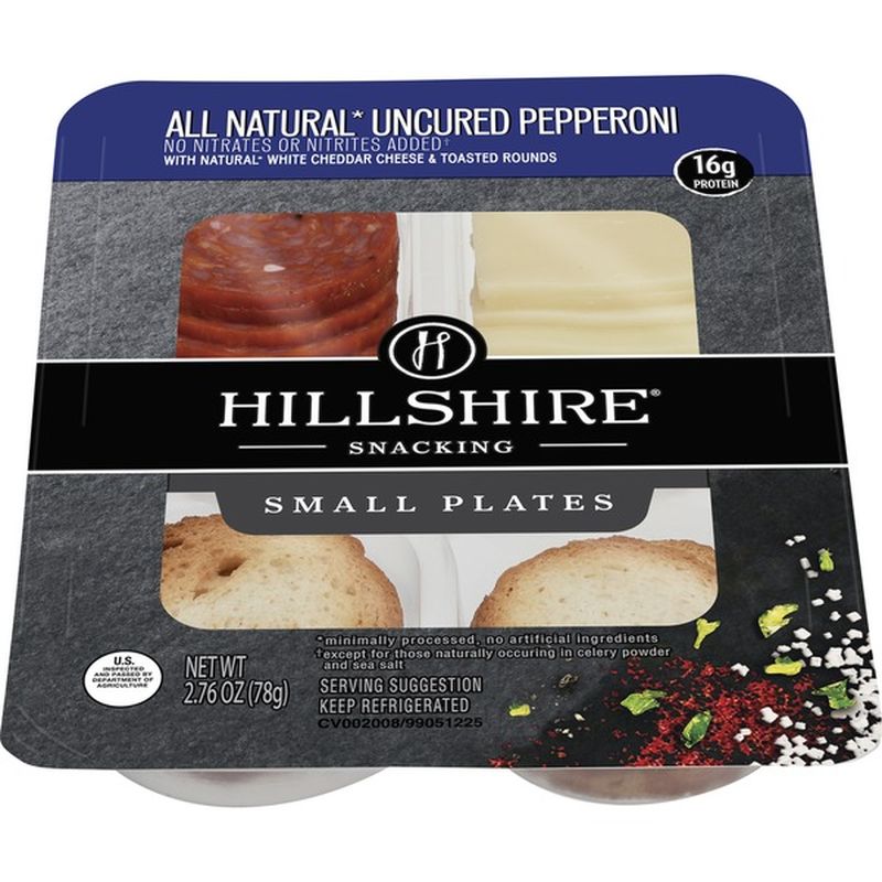 Hillshire Farm Small Plates, All Natural Uncured Pepperoni (0.172 lb ...