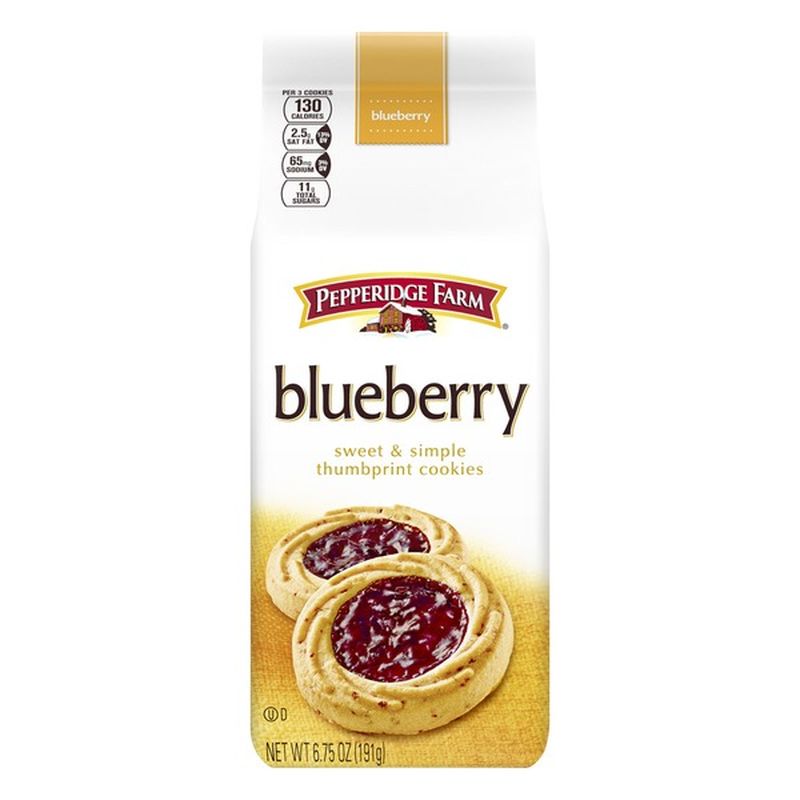 Pepperidge Farm® Verona® Blueberry Thumbprint Cookies (6.75 oz ...