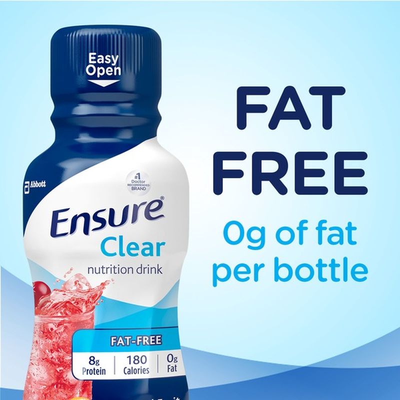 Ensure Clear Nutrition Drink Mixed Fruit Ready-to-Drink Bottles (10 fl ...