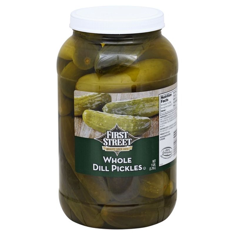 First Street Whole Dill Pickles (1 gal) - Instacart