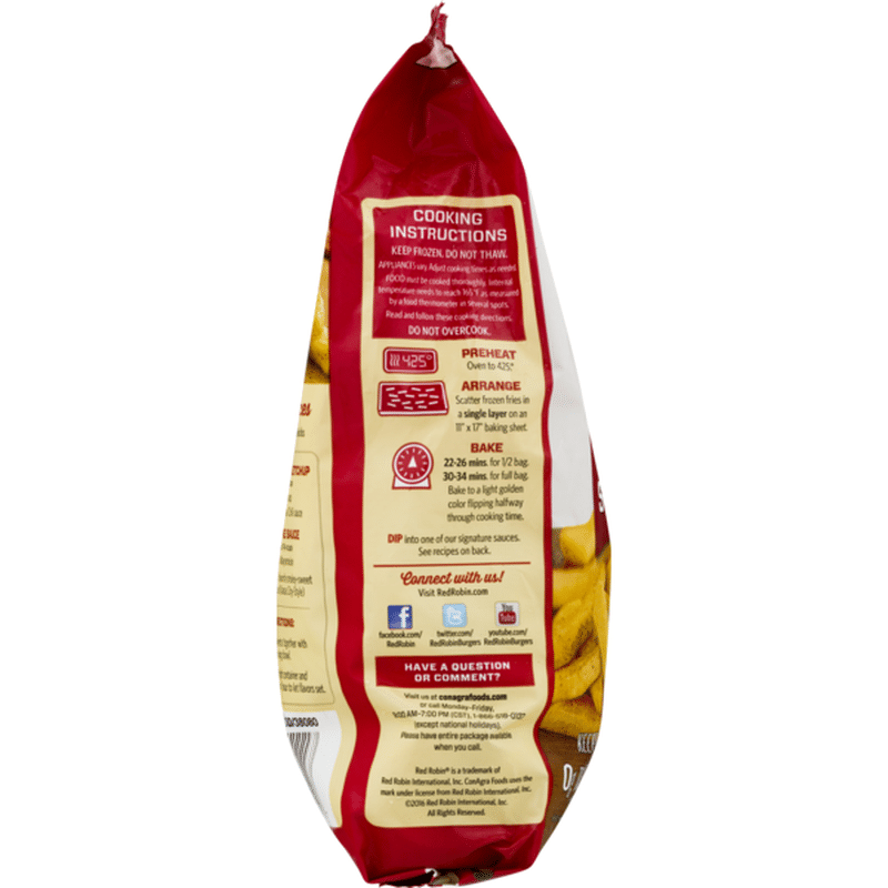 Red Robin Frozen Steak Fries Nutrition | Besto Blog