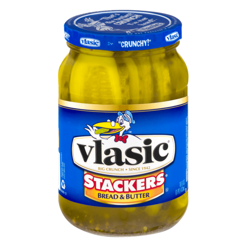 Vlasic Stackers Bread & Butter Pickles (16 fl oz) - Instacart