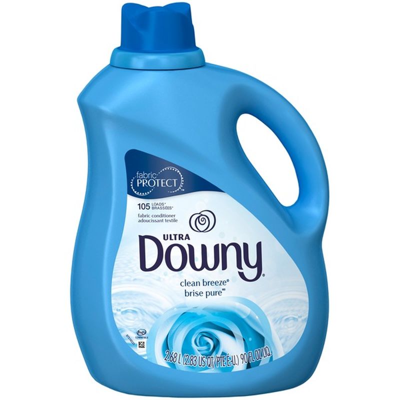 Downy Ultra Liquid Fabric Conditioner, Clean Breeze (90 oz) - Instacart