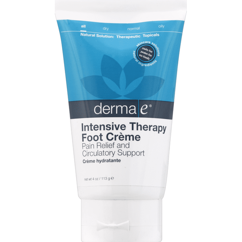 Derma E Foot Creme, Intensive Therapy (4 oz) - Instacart