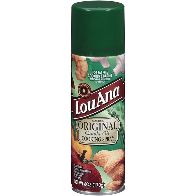 LouAna Original Canola Oil No-Stick Cooking Spray (6 oz) - Instacart