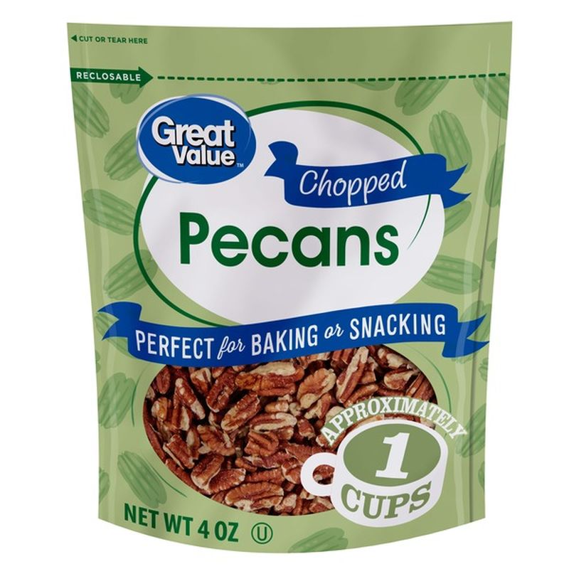 Great Value Chopped Pecans (4 oz) - Instacart