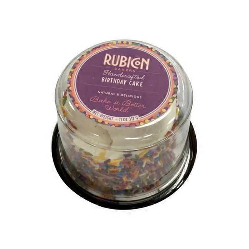 Rubicon Bakers Handcrafted Birthday Cake (10 oz) - Instacart