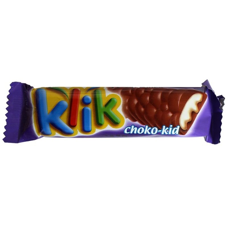 Klik Choko Kid Bar Milk Chocolate with Milk Cream Filling (1.34 oz ...
