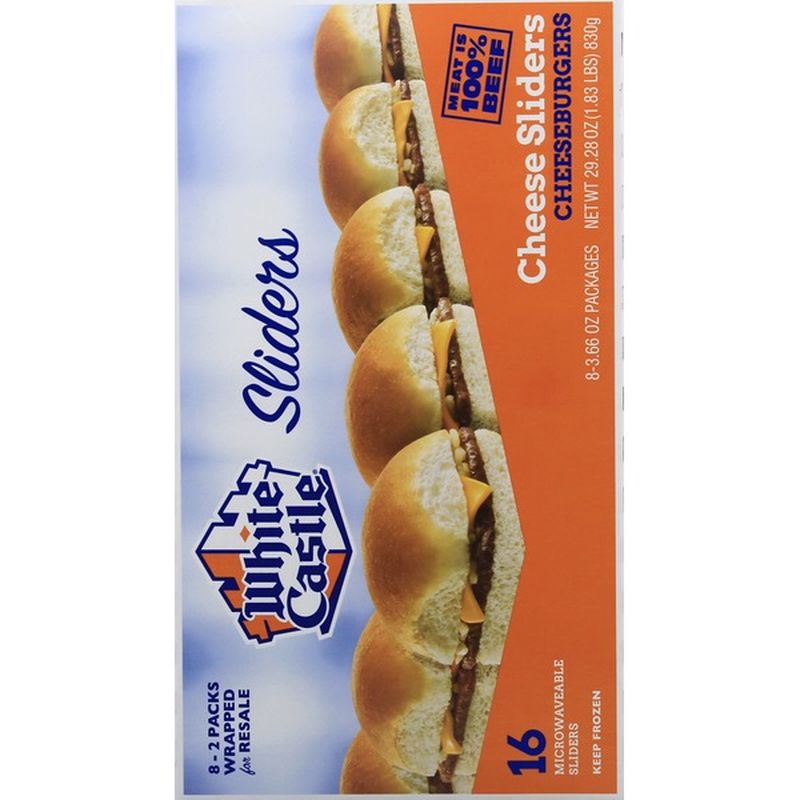 White Castle Sliders, Classic Cheese (16 ct) - Instacart