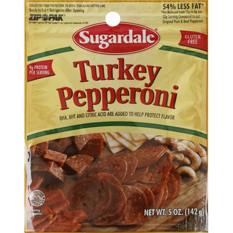 Sugardale Pepperoni, Turkey (5 oz) - Instacart
