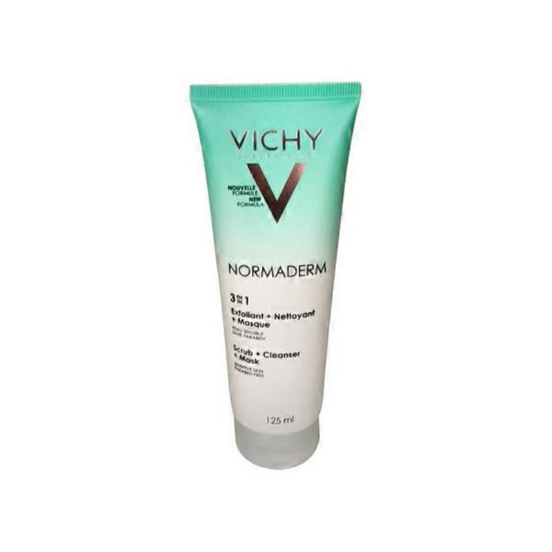 Vichy Normaderm 3-in-1 Scrub, Cleaner & Mask (125 ml) - Instacart