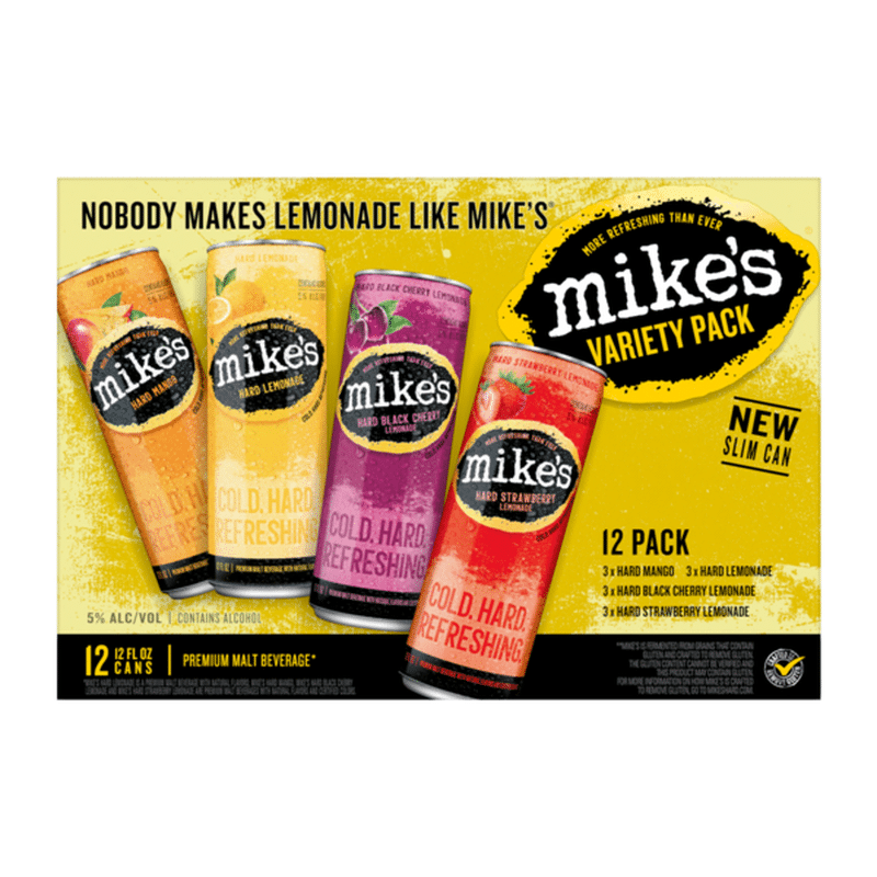 Mike's Hard Lemonade Hard Lemonade Variety Fridge Pack Can (12 fl oz ...