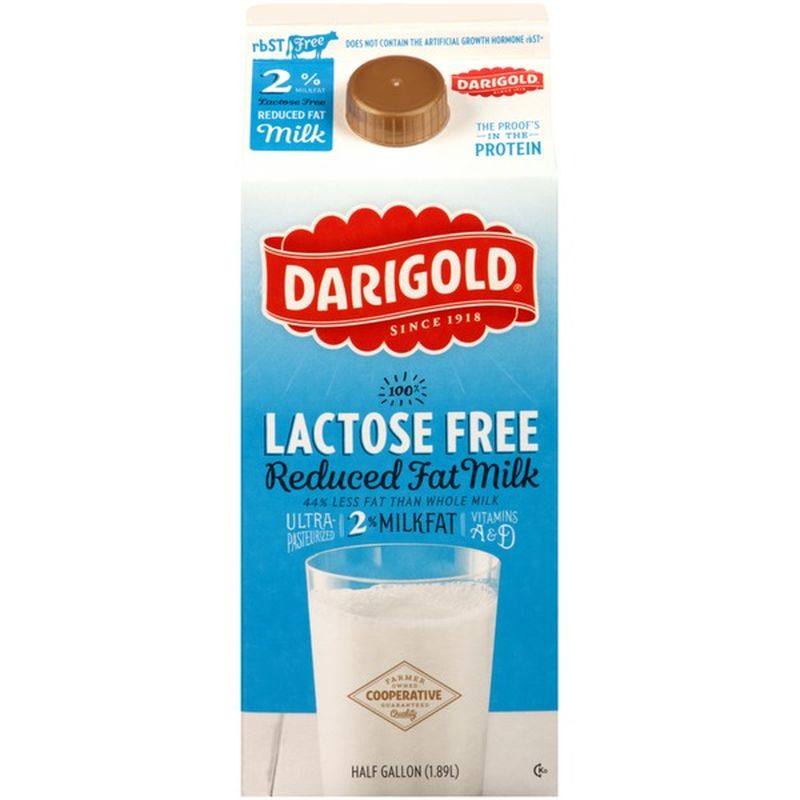 Darigold Lactose Free Reduced Fat Milk (1.89 L) - Instacart