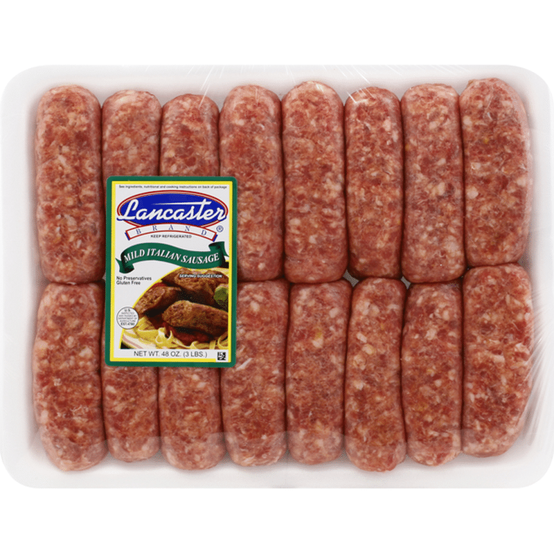 Signature Banner Italian Sausage, Mild (48 oz) - Instacart