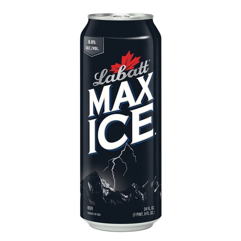 Labatt Beer, Max Ice, Can (24 fl oz) - Instacart