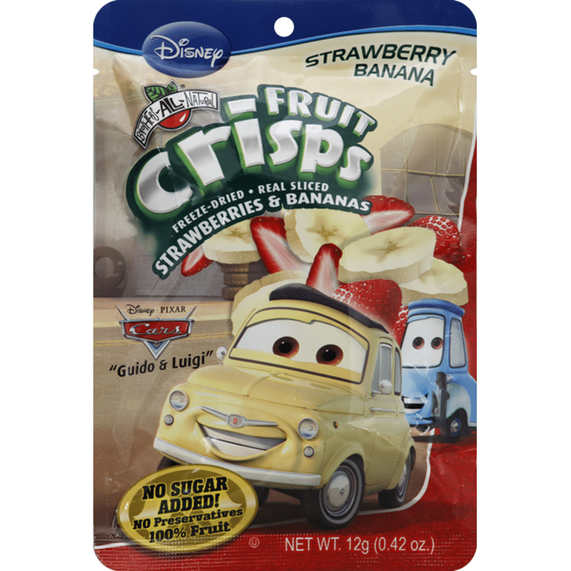 Brothers All Natural Fruit Crisps, Strawberry Banana, Disney Pixar Cars ...