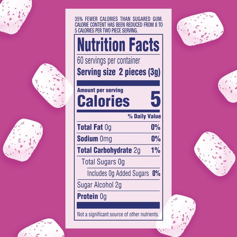 Orbit Bubblemint Sugarfree Gum bottle (120 ct) - Instacart