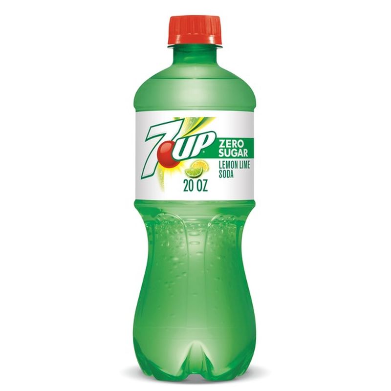 Diet 7UP Lemon Lime Soda (20 fl oz) - Instacart