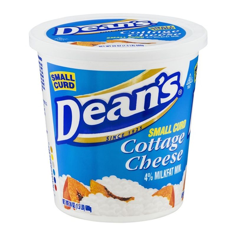 Dean's 4% Milkfat Cottage Cheese Small Curd (24 oz) - Instacart