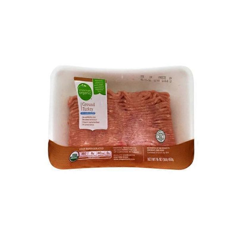 Simple Truth Organic Ground Turkey (1 lb) - Instacart