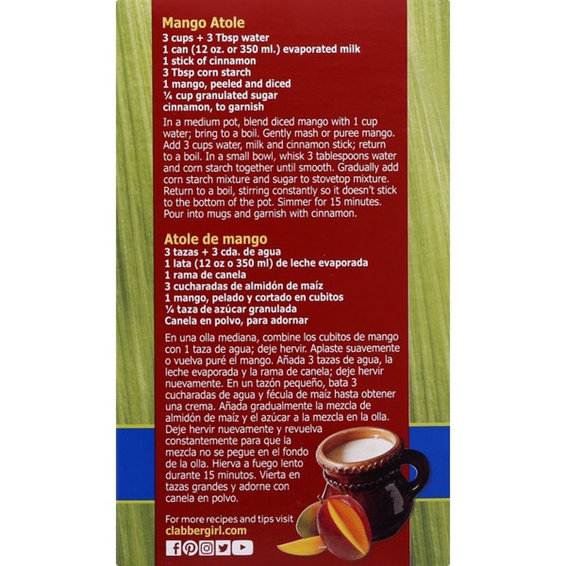 Clabber Girl Corn Starch (16 oz) - Instacart