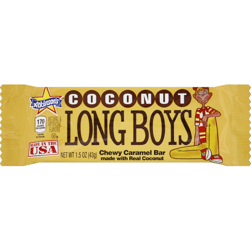 Long Boys Caramel Bar, Chewy (1.5 oz) - Instacart