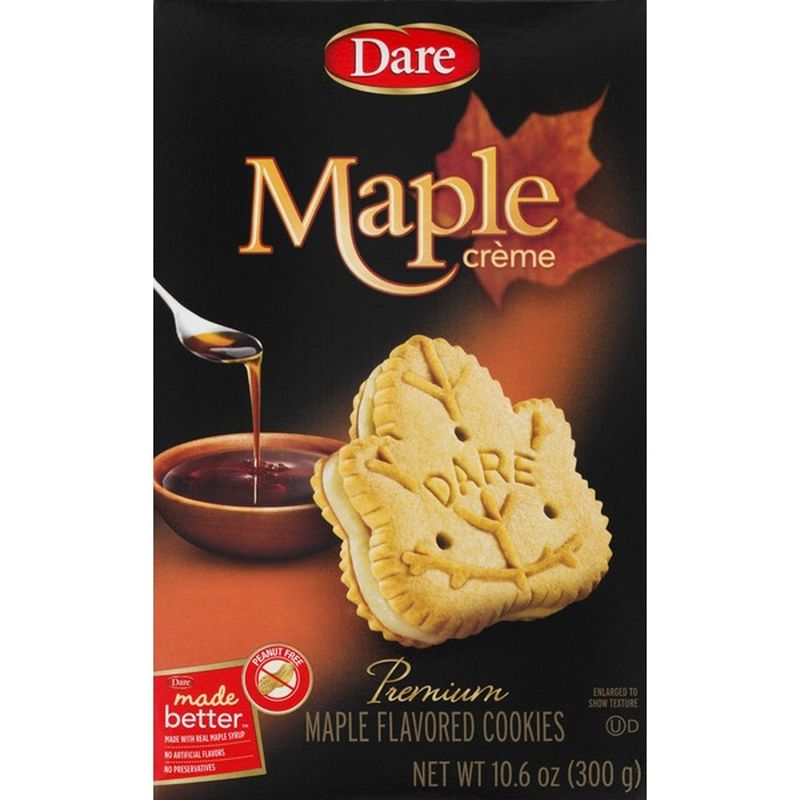 Dare Cookies, Premium, Maple Creme (10.6 oz) - Instacart