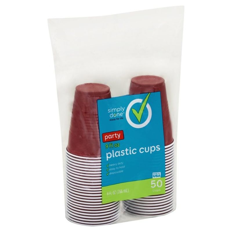Simply Done Party Plastic Cups (9 fl oz) - Instacart