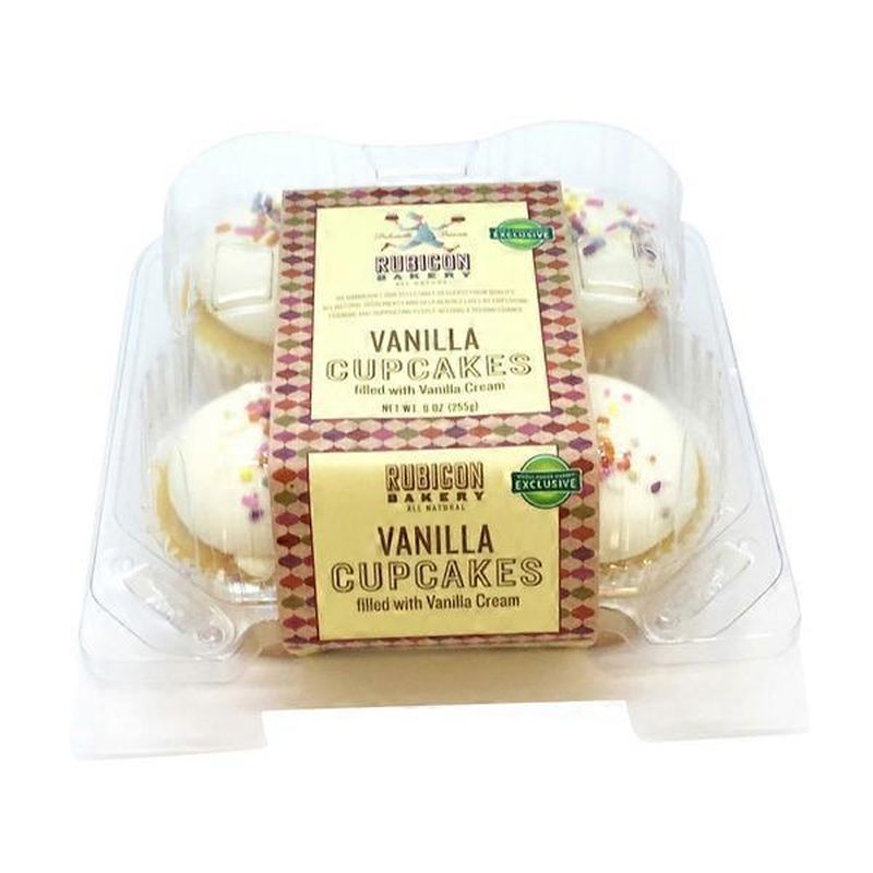 Rubicon Bakery Handcrafted Cupcakes, Vanilla (2.5 oz) - Instacart