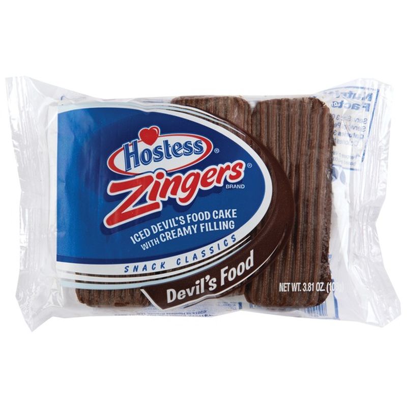 Hostess Devils' Food Zingers Single Serve (3.81 oz) Delivery or Pickup ...