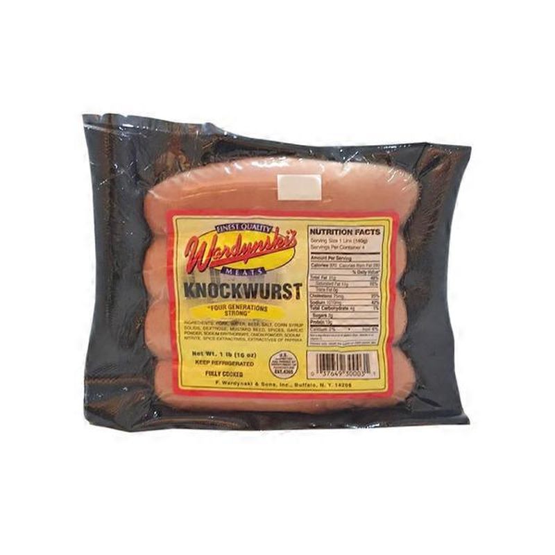 Wardynski's Knockwurst (16 oz) - Instacart