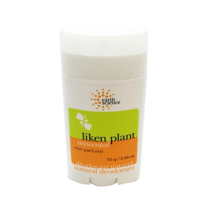 Earth Science Deodorant, Natural, Liken Plant, Unscented (2.45 oz ...