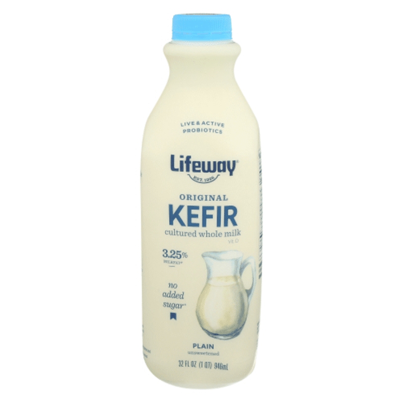 Lifeway Kefir, 3.25%, Original, Unsweetened (32 oz) - Instacart