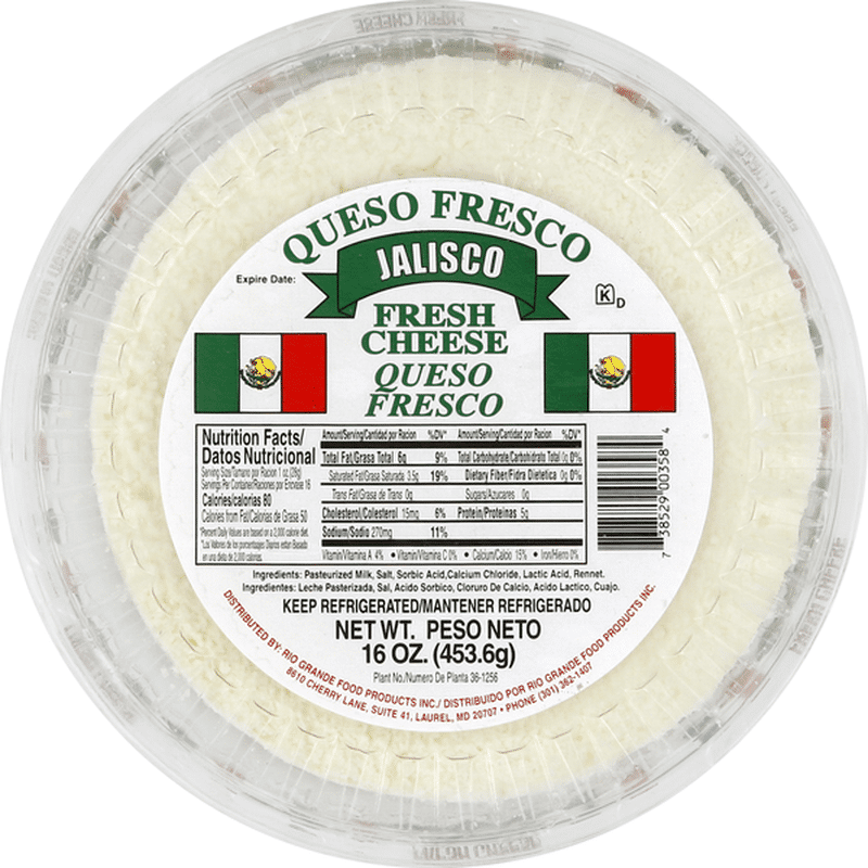 Jalisco Cheese, Fresh (16 oz) - Instacart