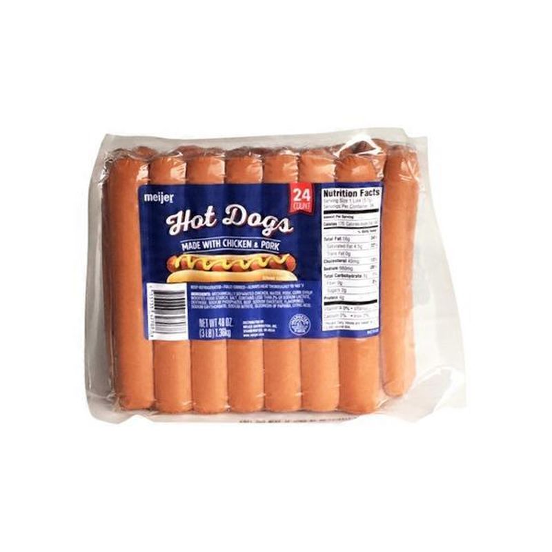 Meijer Hot Dogs (24 ct) - Instacart