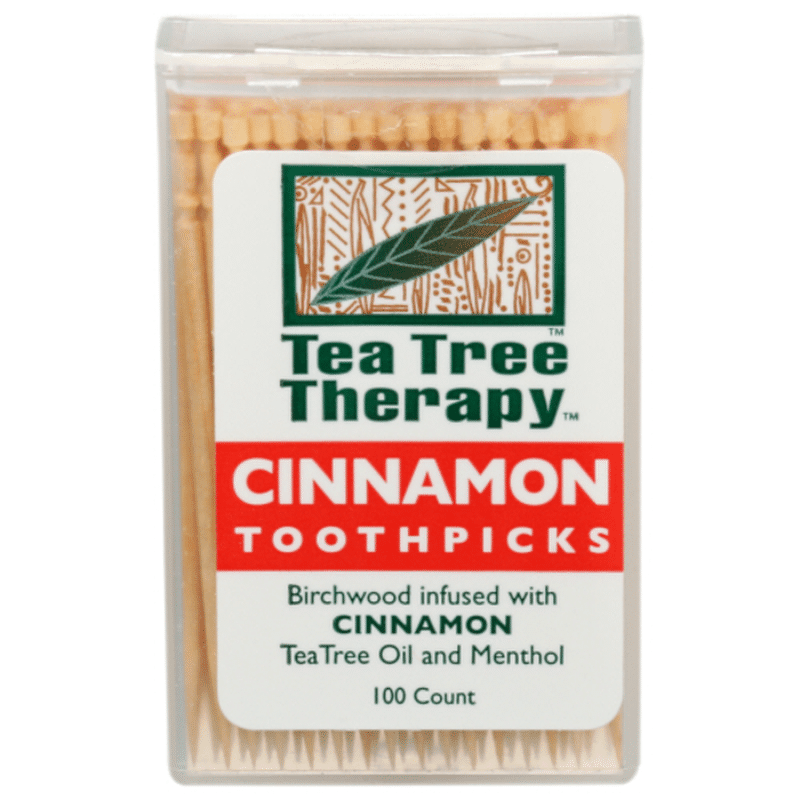 Tea Tree Therapy Toothpicks, Cinnamon (1 each) - Instacart