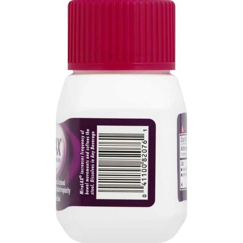MiraLAX Osmotic Laxative, Unflavored, Powder (4.1 oz) - Instacart