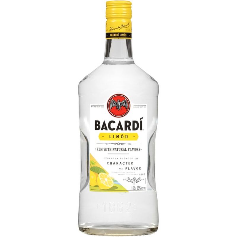 Bacardi Citrus Limon Rum (1.75 L) - Instacart