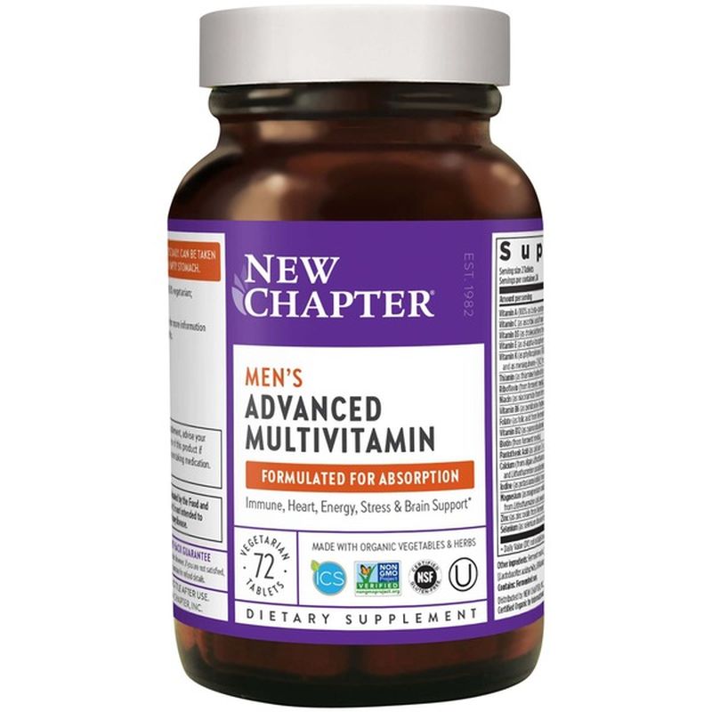 New Chapter Multivitamin Dietary Supplement (72 ct) - Instacart