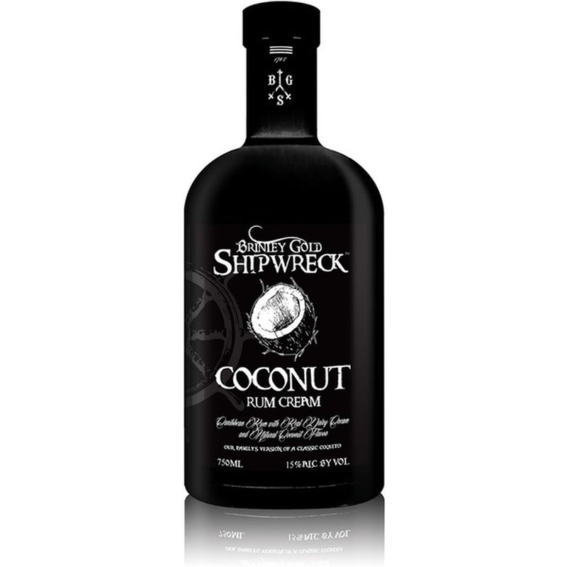 Brinley Gold Shipwreck Rum Cream, Coconut (750 ml) - Instacart