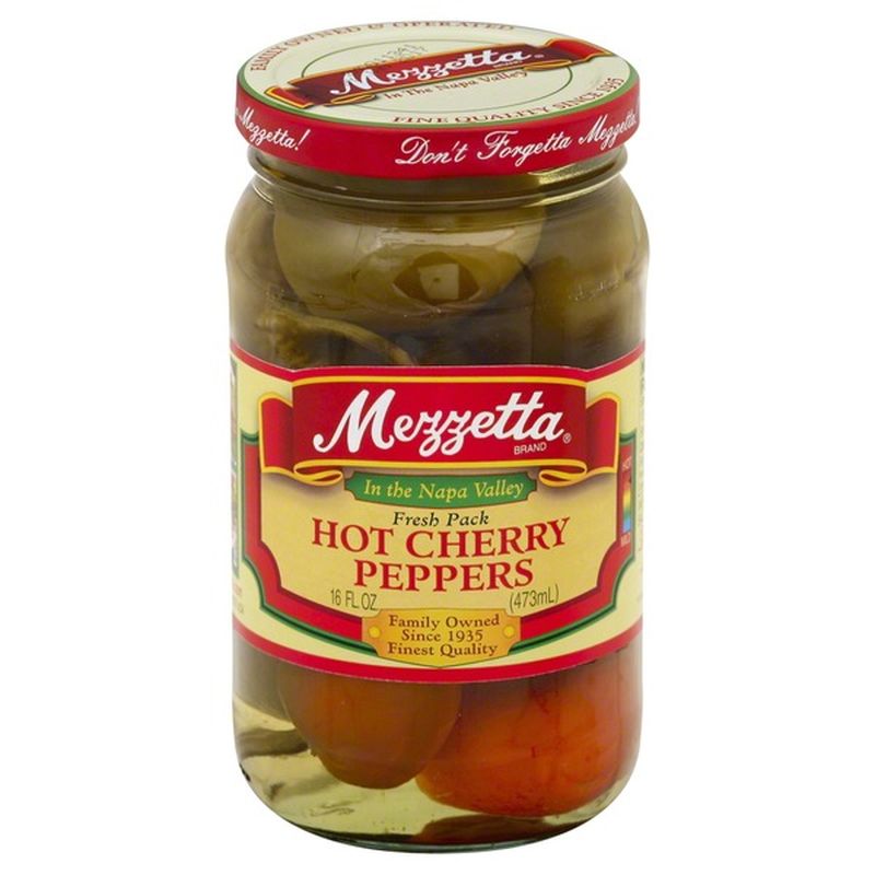 Mezzetta Cherry Peppers, Hot, Fresh Pack (16 oz) - Instacart